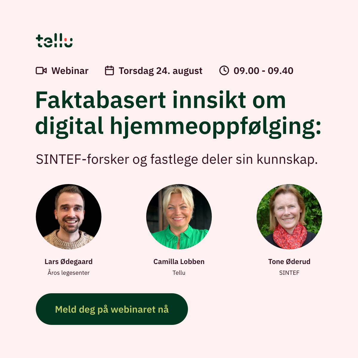 Tellu - WEBINAR: Faktabasert innsikt om digital hjemmeoppfølging